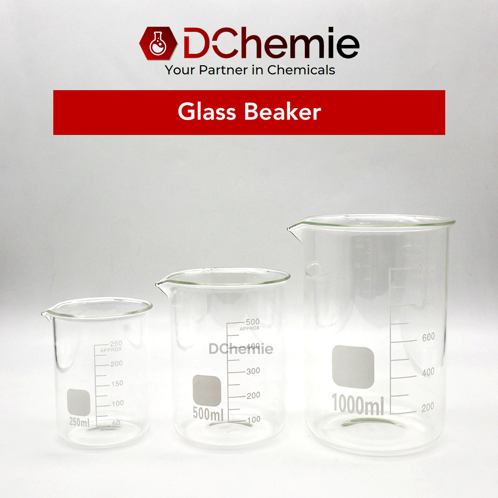 Glass Beaker - 50mL/100mL/250mL/500mL/1000mL | Shopee Malaysia