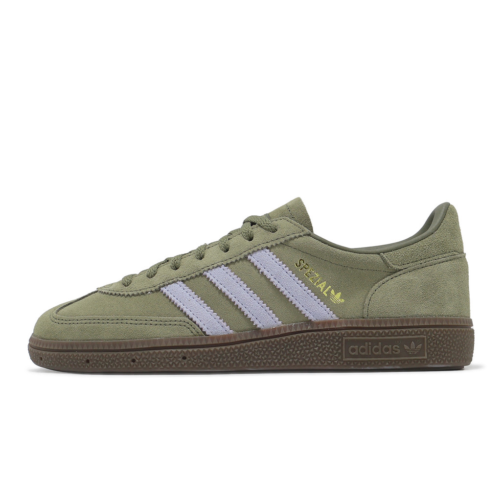 adidas Casual Shoes Handball Spezial W Women's Olive Green Rubber Sole ...