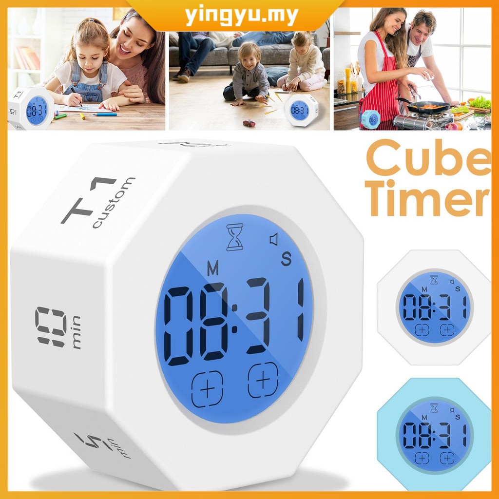 Digital Timer Productivity Timer with 7 Timekeeping Mode 1.4 Inch LED ...