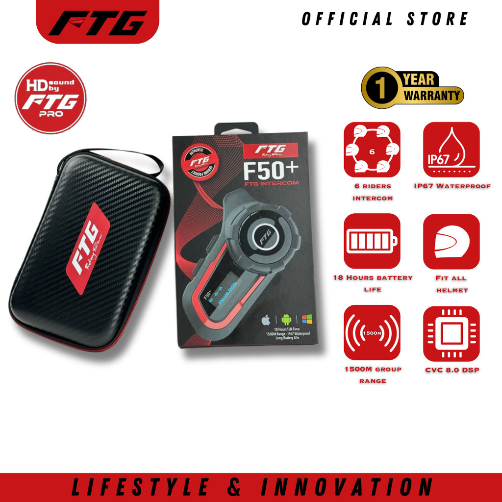 F50+ — INTERCOM BY FTG | Shopee Malaysia
