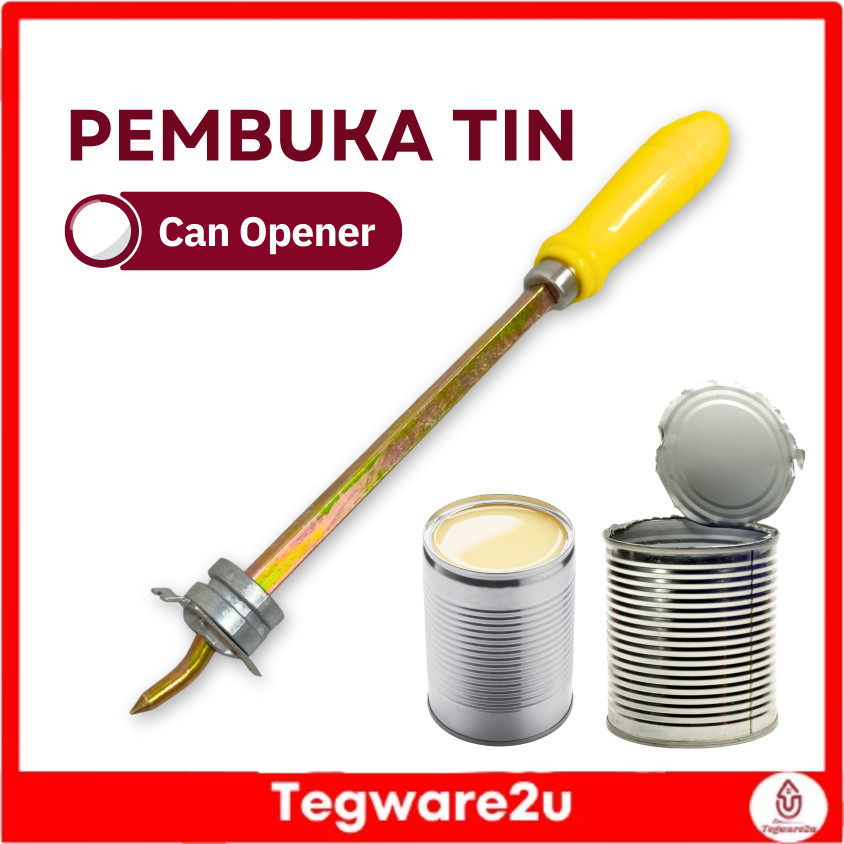 29cm Pembuka Tin Besi Tahan Lasak Can Opener Pembuka Tin Susu Tin ...