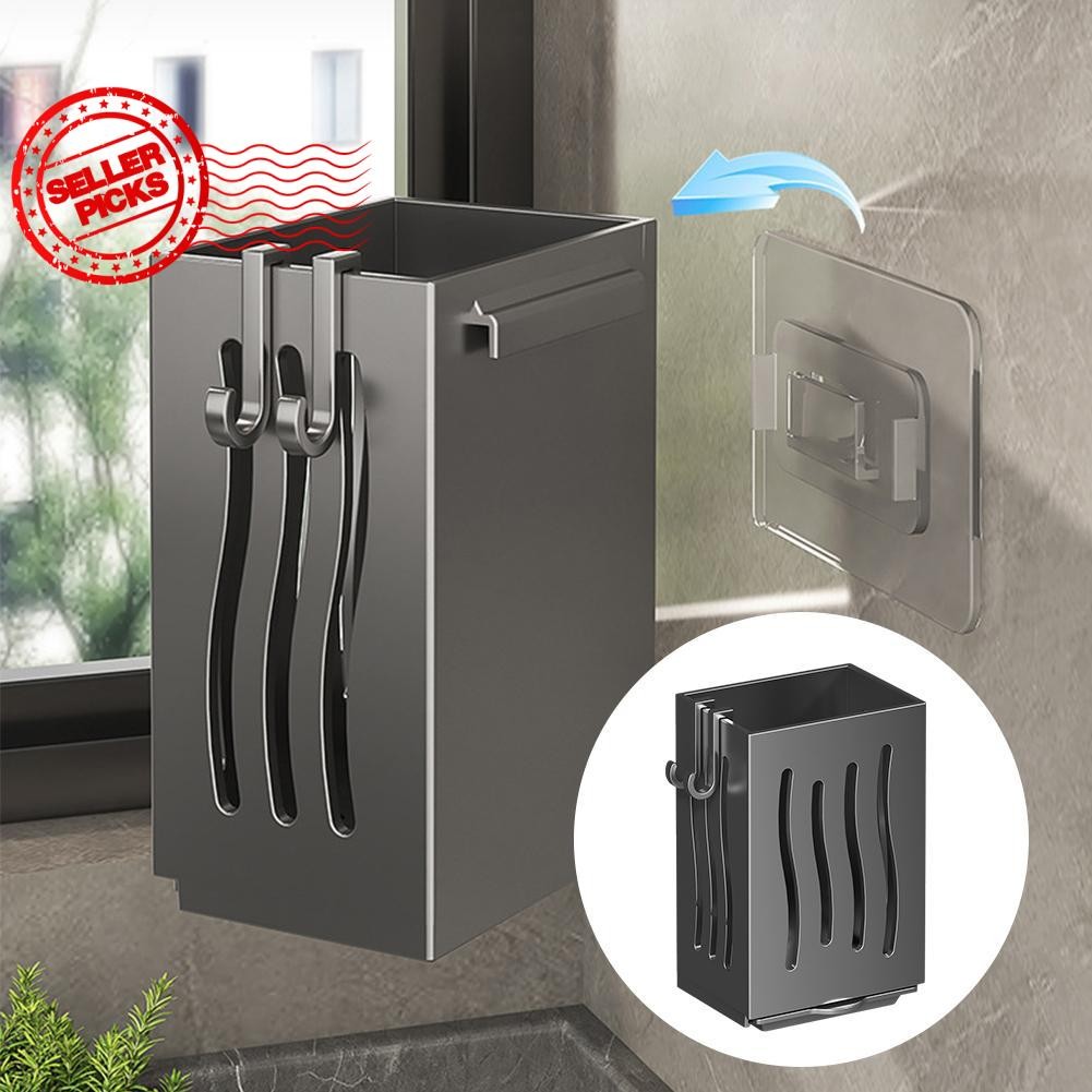 Kitchen Chopstick Rack Wall-mounted Chopstick Cartridge Cutting Wall ...
