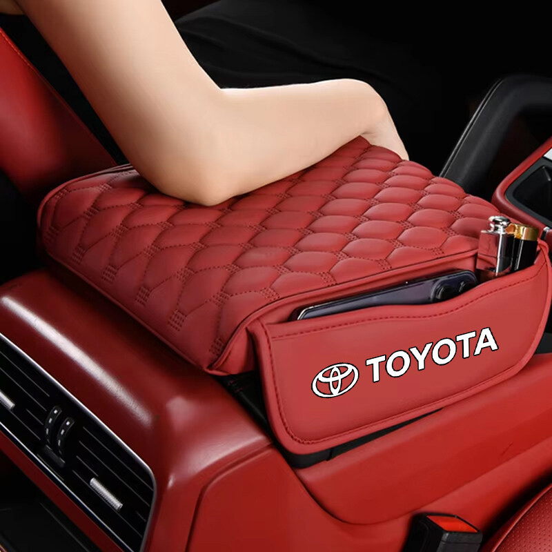 Car Armrest Mat Center Console Memory Foam Vehicle Arm Rest Box Pads ...