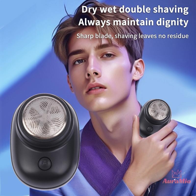 [AuraMio] Men's Electric Shaver Battery Model Portable Razor ...
