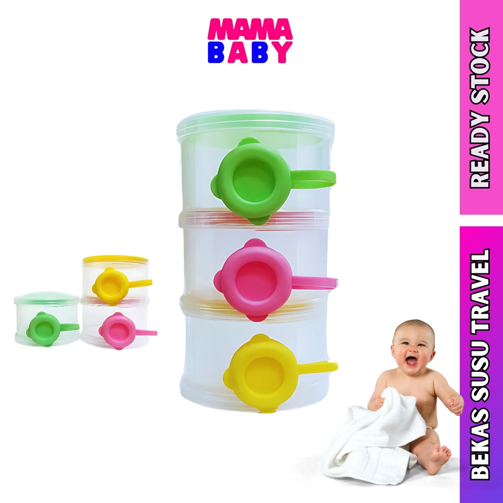 Bekas Susu Baby kedap udara for travel Portable Milk Powder Container ...