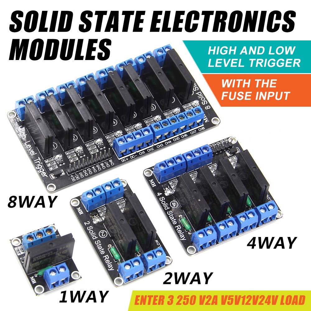 5V Relay 1 2 4 8 Channel OMRON SSR High Low Level Solid State Relay ...