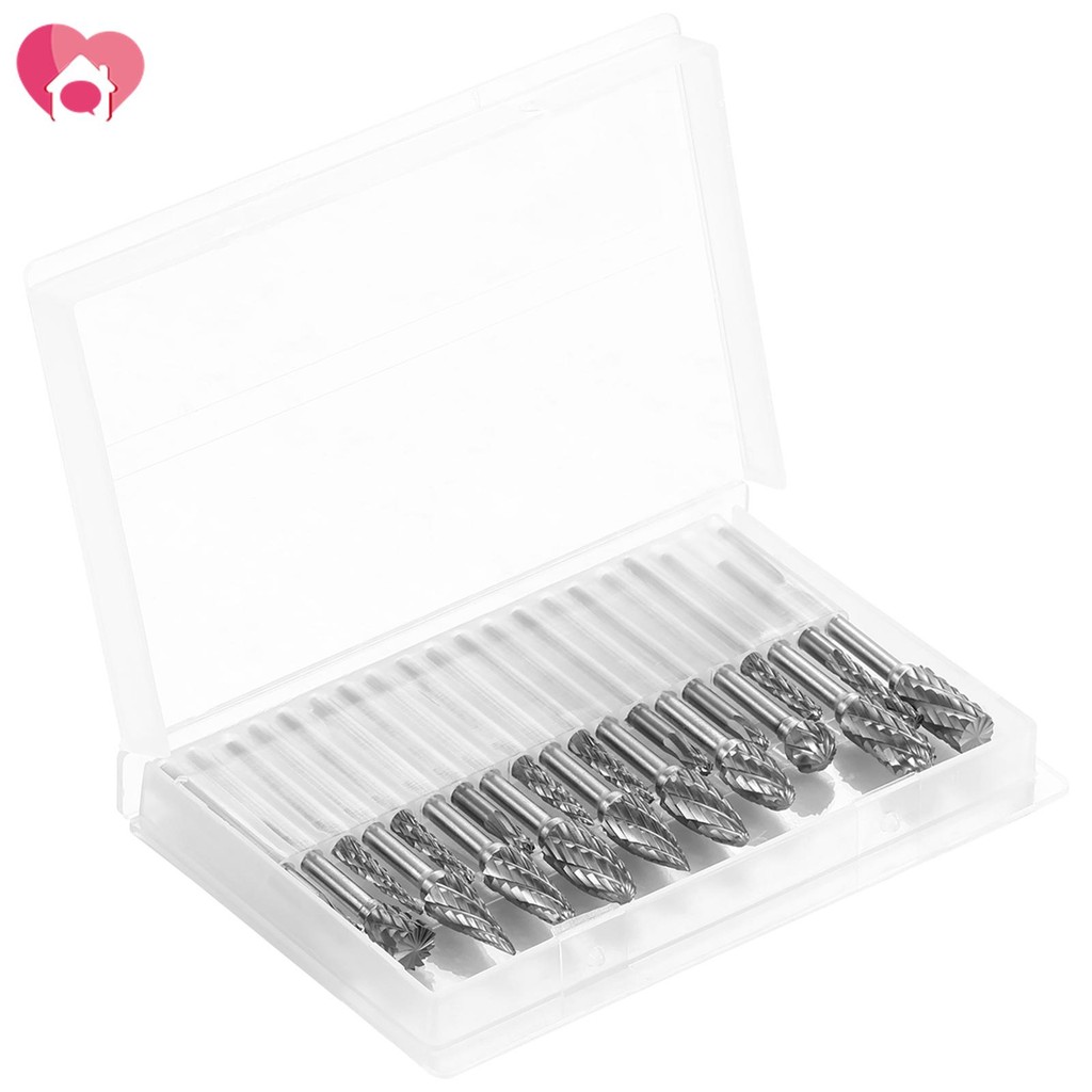 20 Pcs Carbide Burr Set Efficient Tungsten Steel Die Grinder Bits ...