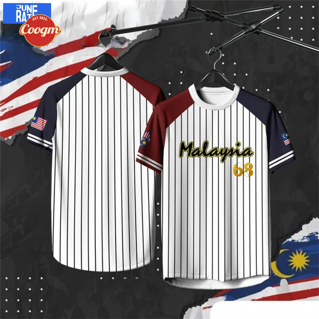 2025 Merdeka Shirt 68 Years Jersey Ethnic T-Shirt 2025 Merdeka 68 New ...