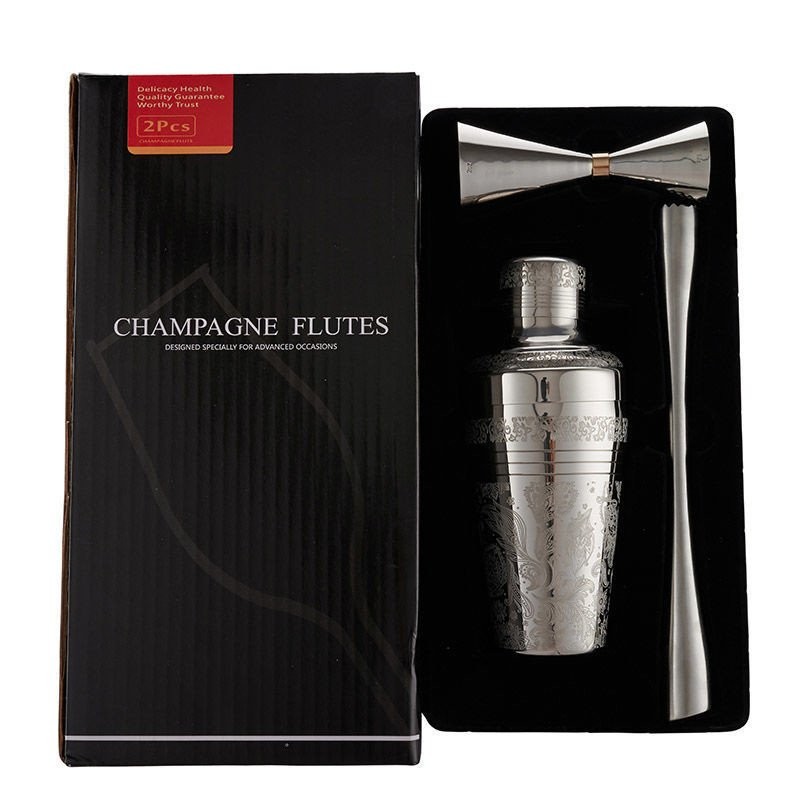 Cocktail shaker American Tool shaker Bartender Three-Stage Bar Glass ...