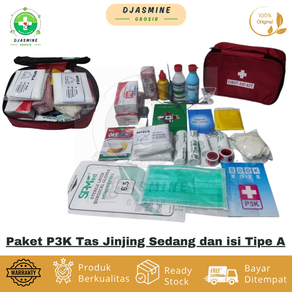Medium Plus Tote Bag First Aid Package with Type A Contents / First Aid ...