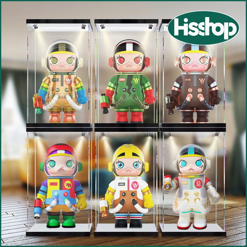 POPMART Molly SpongeBob 1000% Acrylic Dustproof Storage Display Case ...