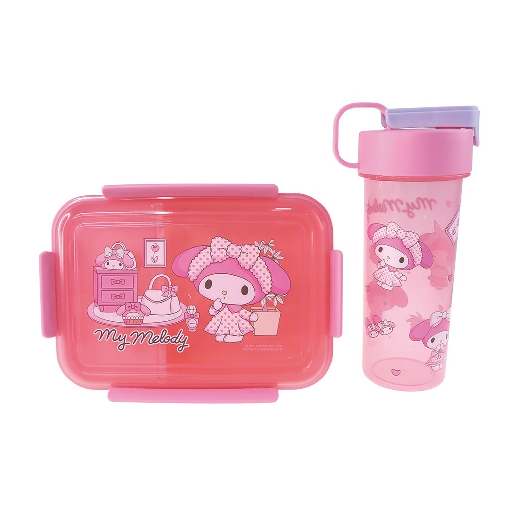 My Melody Emoji Lunch Box Set (9919) | Shopee Malaysia