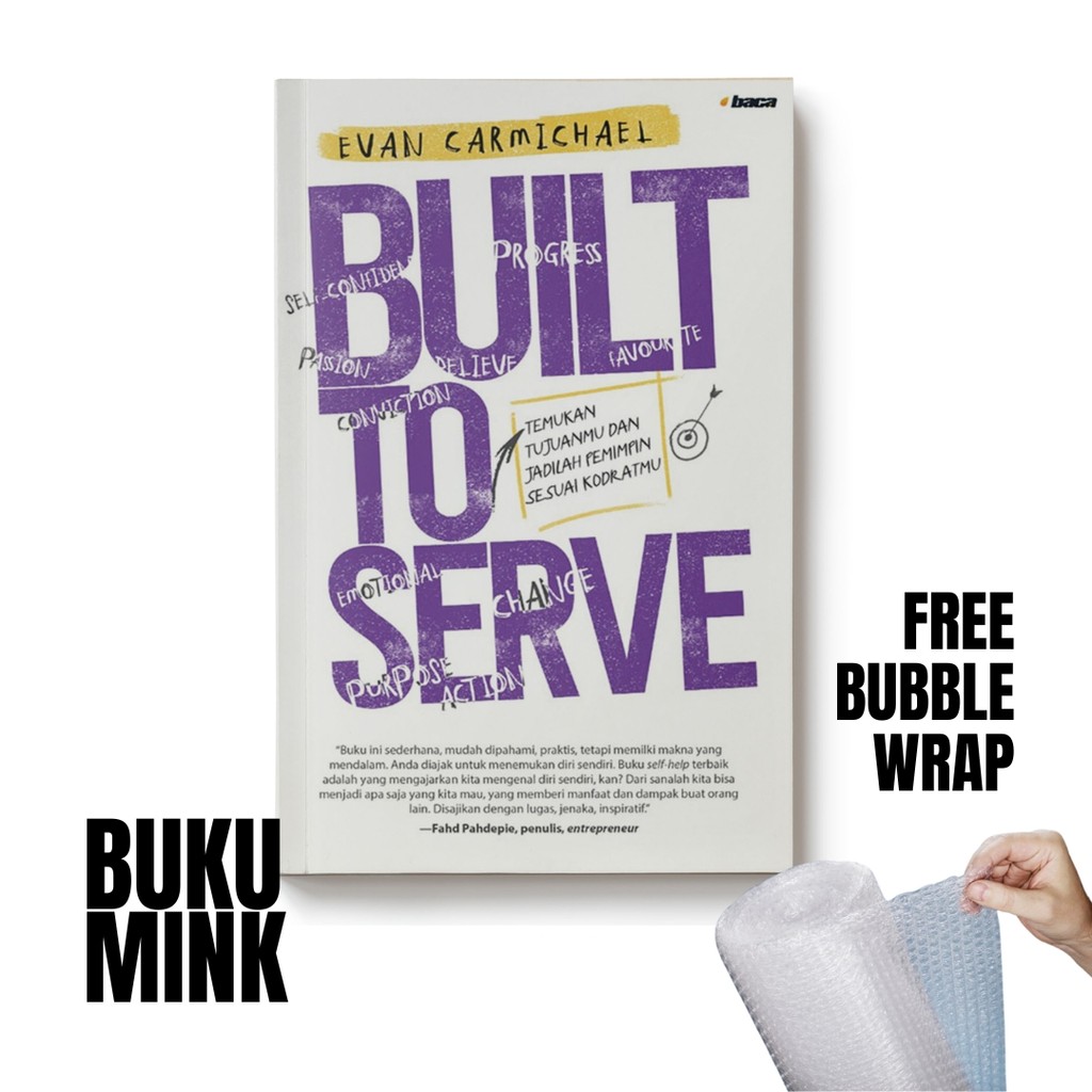 Built to Serve Book - Evan Carmichael in Indonesian | Shopee Malaysia