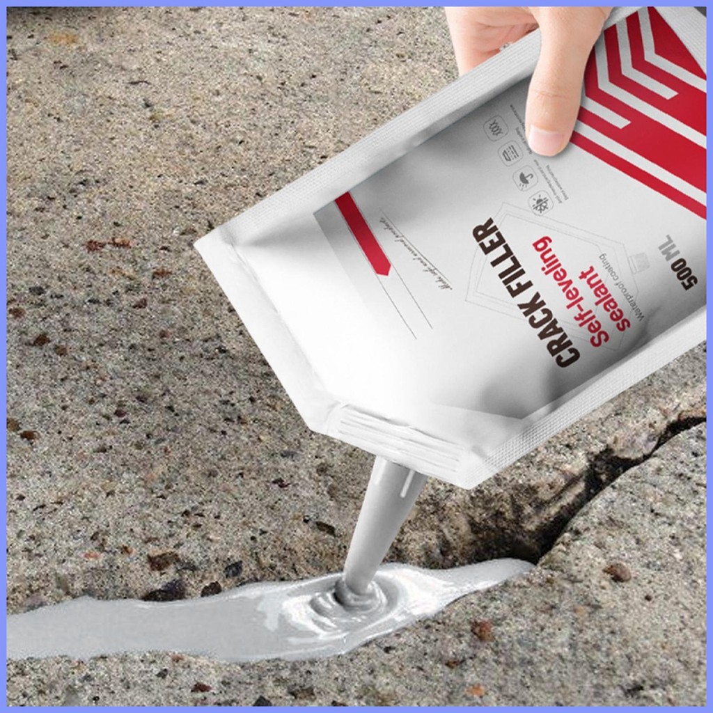 Wall Hole Filler 500ml Asphalt Crack Filler Concrete Patch Cracked Tile ...