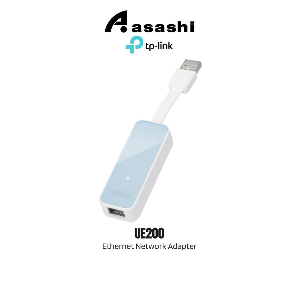 TP-Link UE200 USB 2.0 to 100Mbps Ethernet Network Adapter, 1 USB 2.0 ...