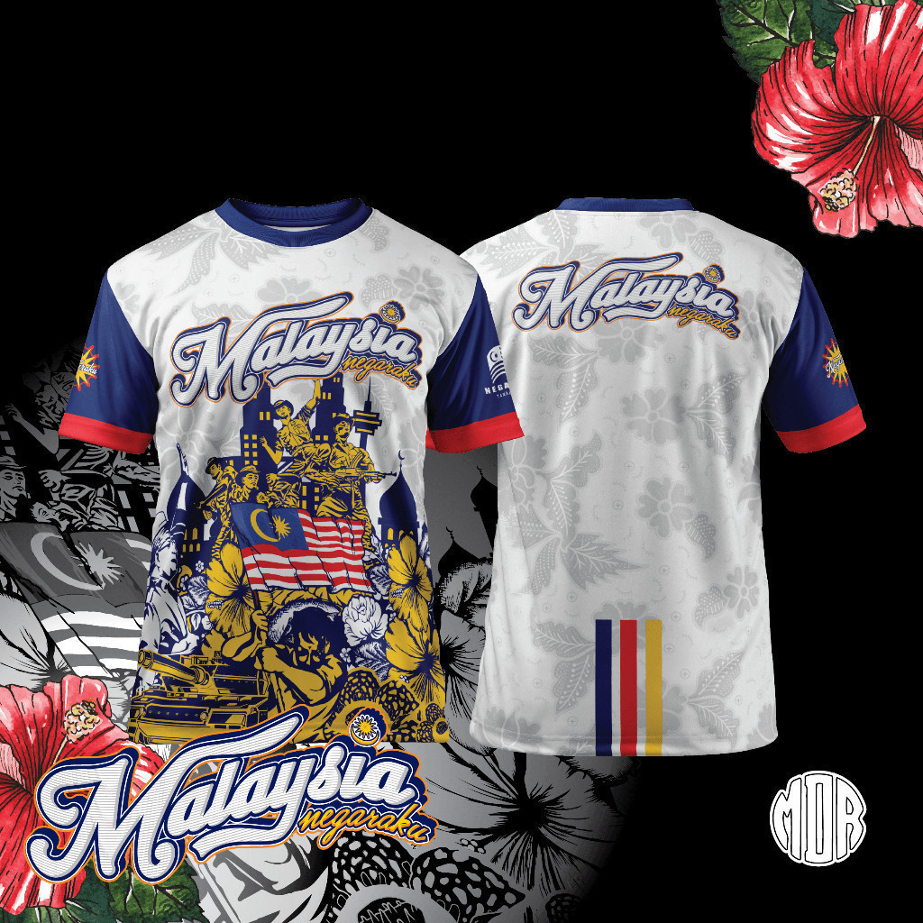 T-Shirt 2025 fashion Sublimation Malaysia Merdeka [UNK] Tshirt Merdeka ...