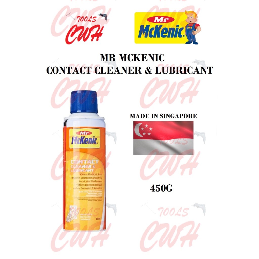 MR MCKENIC 450G CONTACT CLEANER AND LUBRICANT REMOVE CLEAN DUST DIRT ...