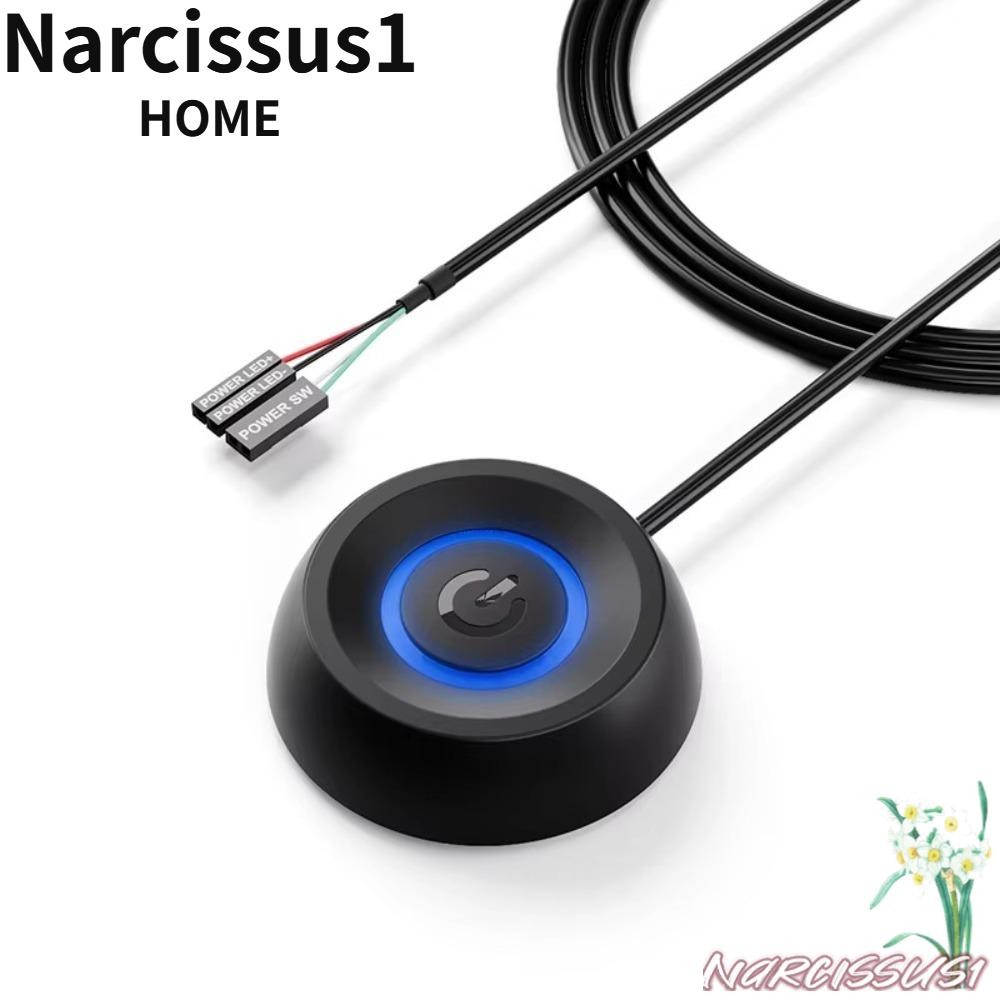 NARCISSUS External Computer Power On , Desktop ABS PC Power Button ...