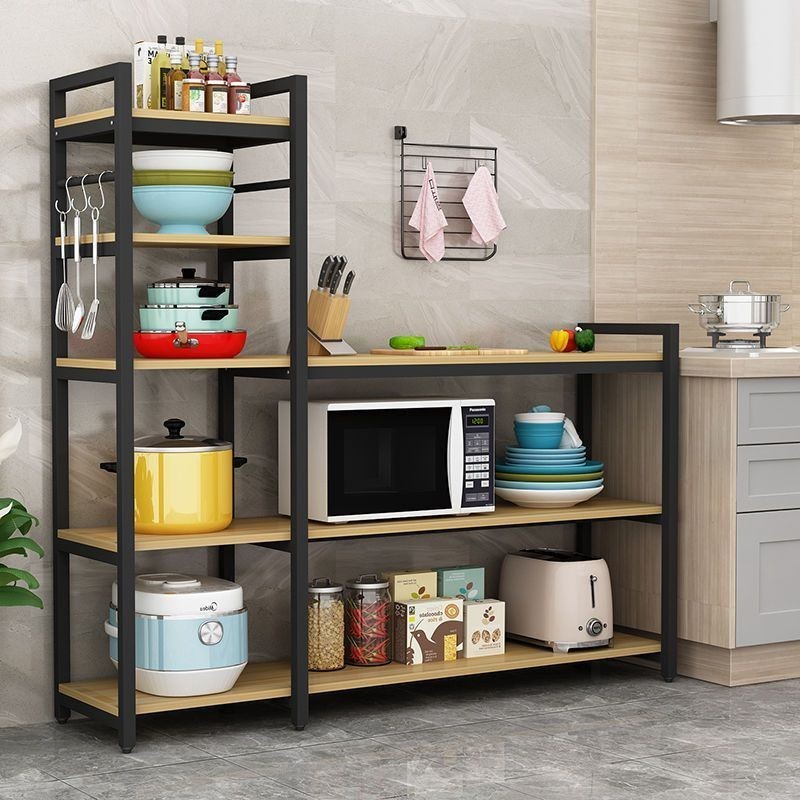 MOOM 120*40*140cm Kitchen Shelves Shelves Vertical Shelves Microwave ...