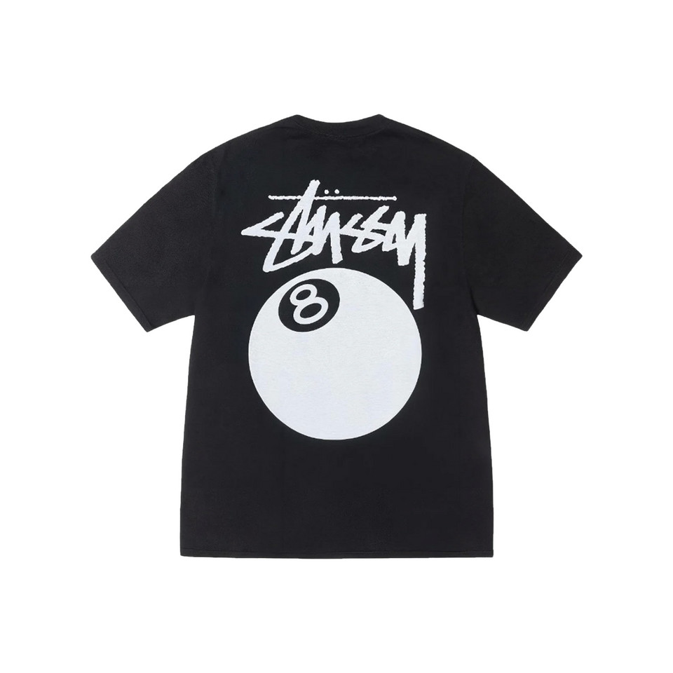 Stüssy 8 Ball Pigment Dyed Tee Black (SS24) | Shopee Malaysia