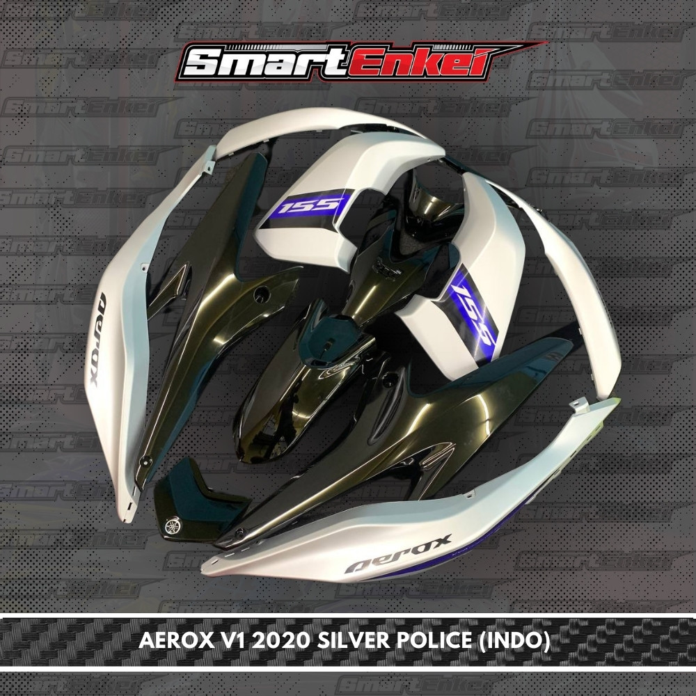 NVX V1 AEROX SILVER POLICE 2019 ORIGINAL INDONESIA | Shopee Malaysia