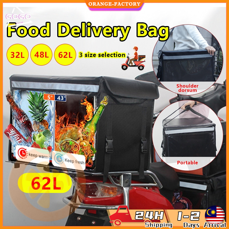 Food Delivery Bag 32L/48L/62L Beg Foodpanda Beg Food Insulation Bag ...