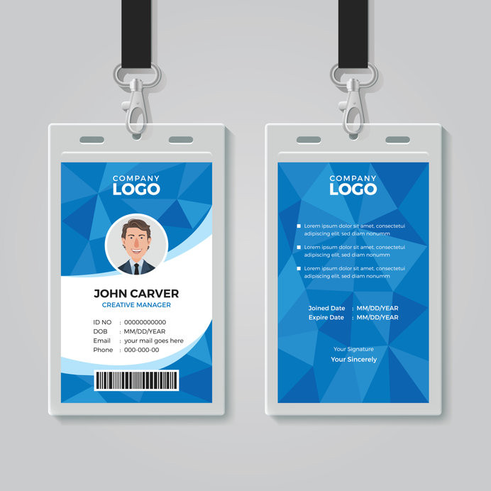 ID Card Custom Design Sendiri (No Min Order 1 Pcs Pun Boleh) Depan ...
