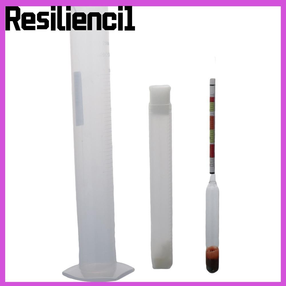 RESILIENCI1 3Pcs Beer Alcohol Meter, Test Jar Kit 250 Ml Plastic ...