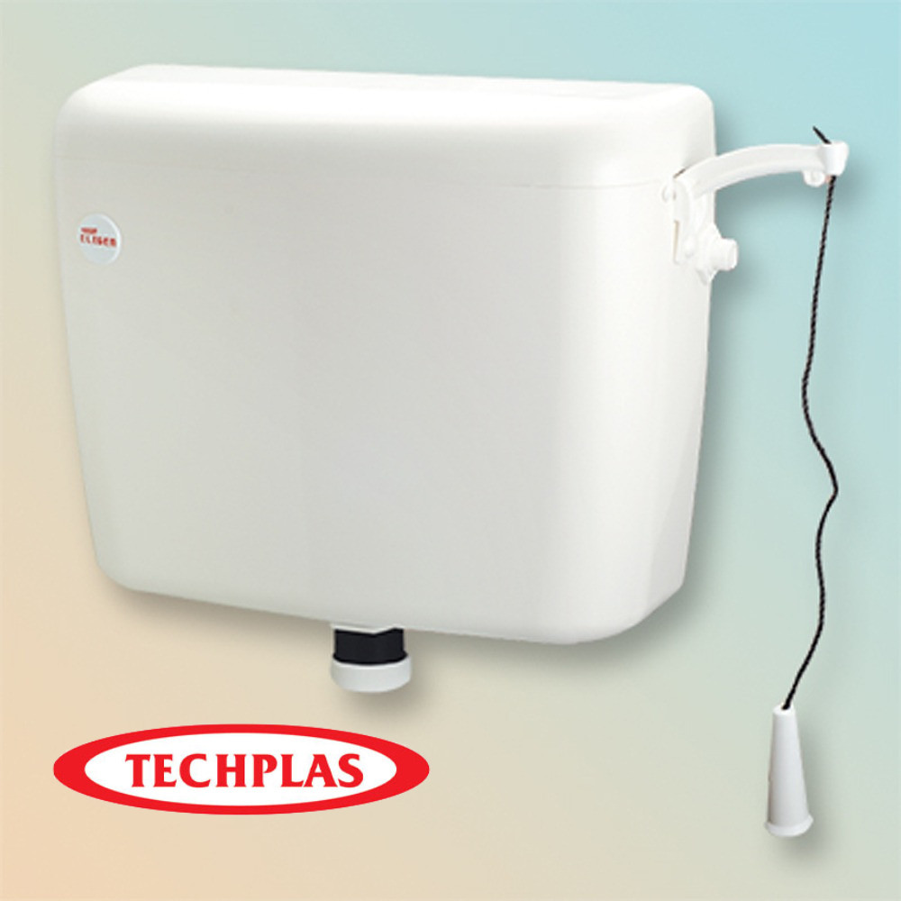 [ TECHPLAS ] (PCL-1104) Elegen High Level Cistern | 9L | Siphon Flush ...