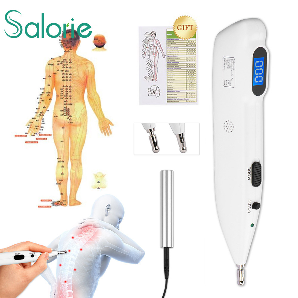 Electric Acupuncture Pen Meridian Massage Energy Physiotherapy Pen ...