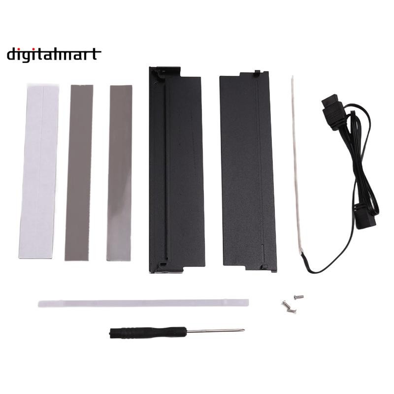 5V-3PIN ARGB RAM Heatsink Cooler Memory Cooling Vest DDR3 DDR4 DDR5 ...