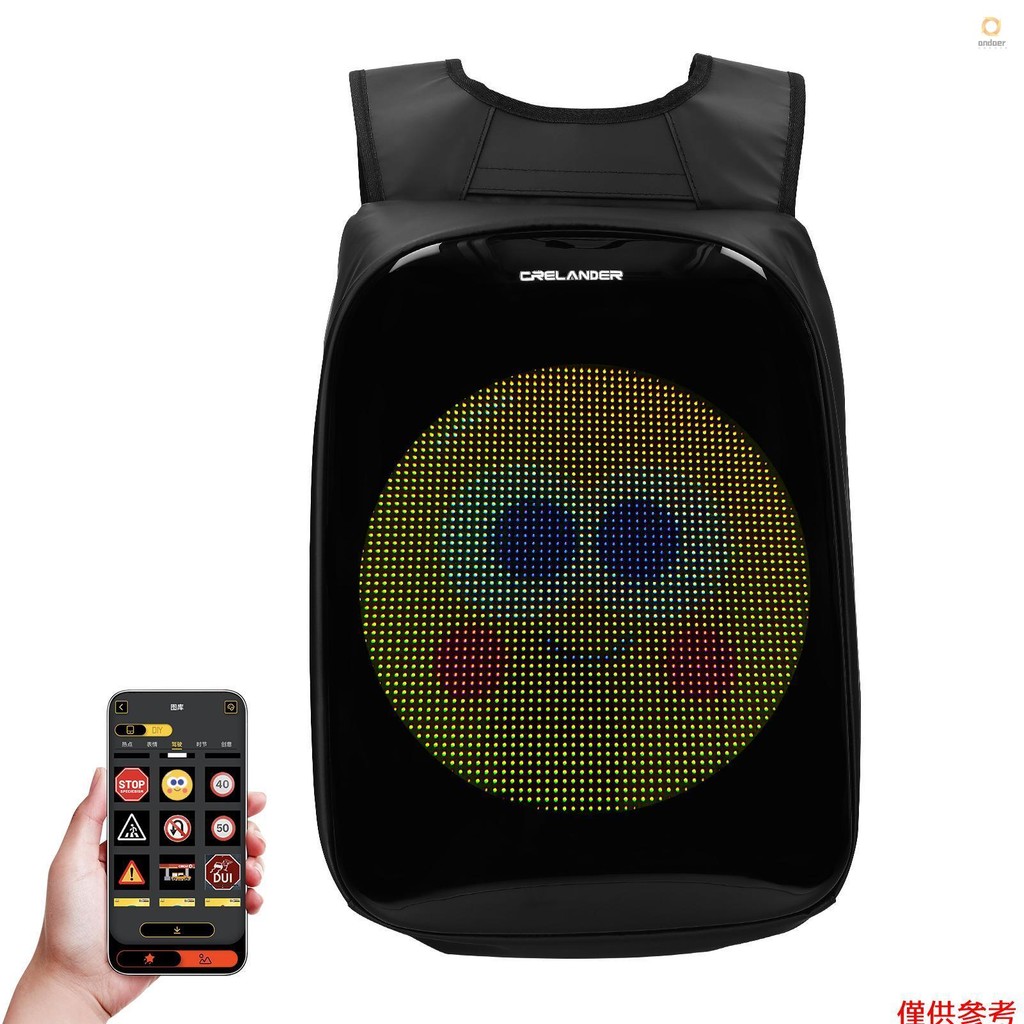 Crelander LED Programmable Backpack Expandable Motorcycle Riding ...