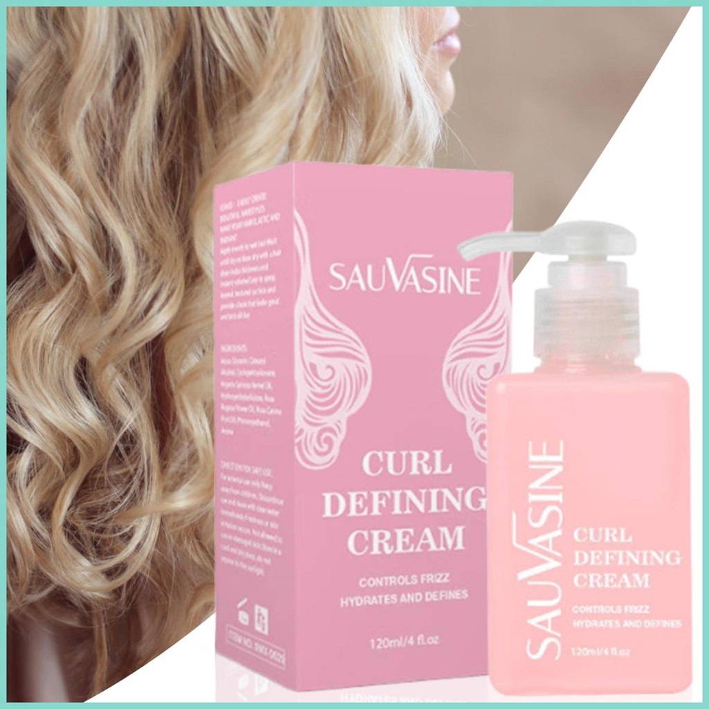 Lightweight Curl Cream Moisturizing Detangler Hair Curl Cream 120ml ...