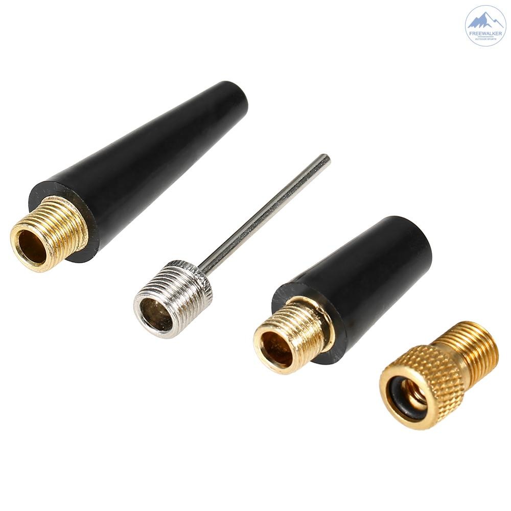 【Hot Sale】 Lixada 4 PCS Needle Nozzle Adapter Kit Ball Inflation Pump ...