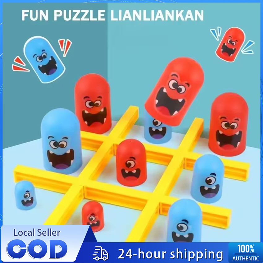 Exercising Thinking Logic Tic Tac Toe Game Fun & Educational Family ...