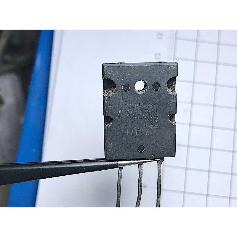 [Combo of 2] C5200 2SC5200 Transistor NPN 15A 230V original long leg ...