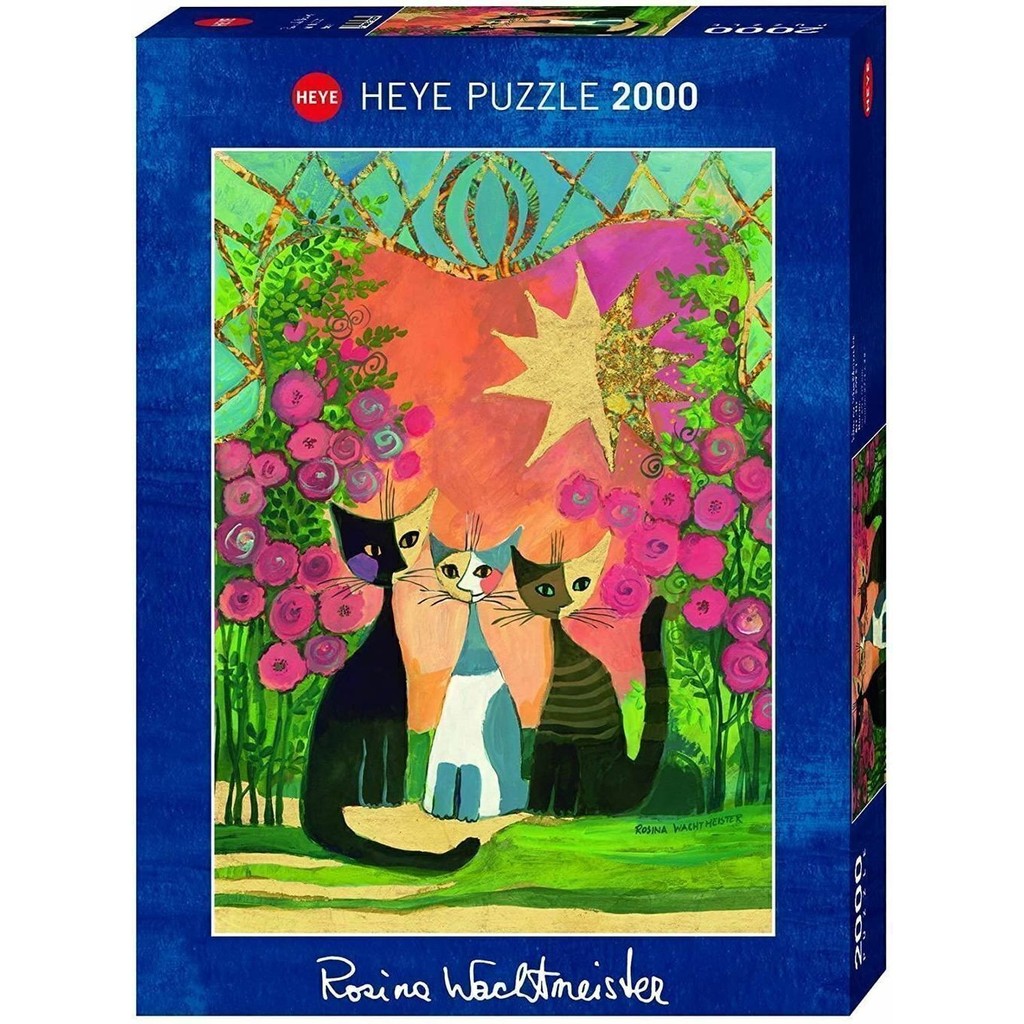 Heye(2D Puzzle_2000 PCS) - Rosina Wachtmeister ’Roses’ | Shopee Malaysia