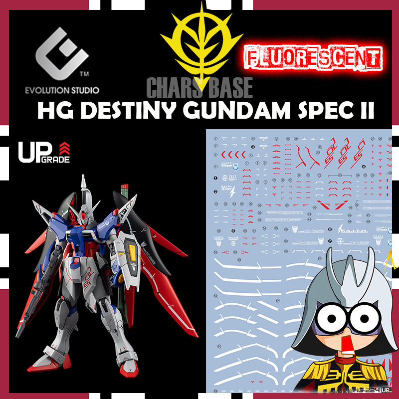 EVO DECAL HG DESTINY DESTINY SPEC II FLUORESCENT DECAL | Shopee Malaysia