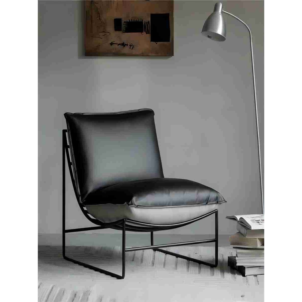 Sofa Seni Besi Malas yang bergaya Nordic Leisure Bilik Tidur Ruang Tamu ...