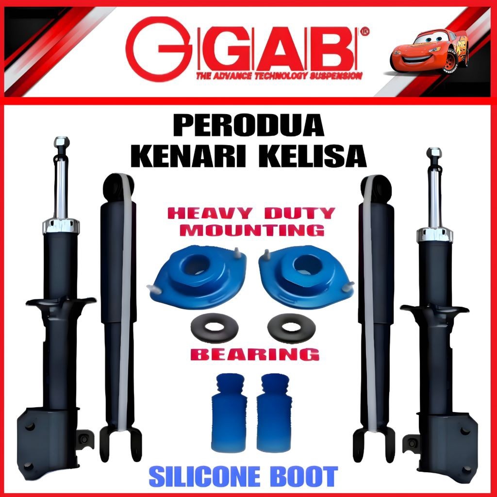 PERODUA KENARI KELISA ABSORBER FRONT / REAR + HEAVY DUTY MOUNTING ...