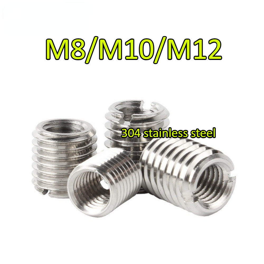304 Threaded Protective Sleeve, Internal Threaded Nut, Embedded Nut M8 ...