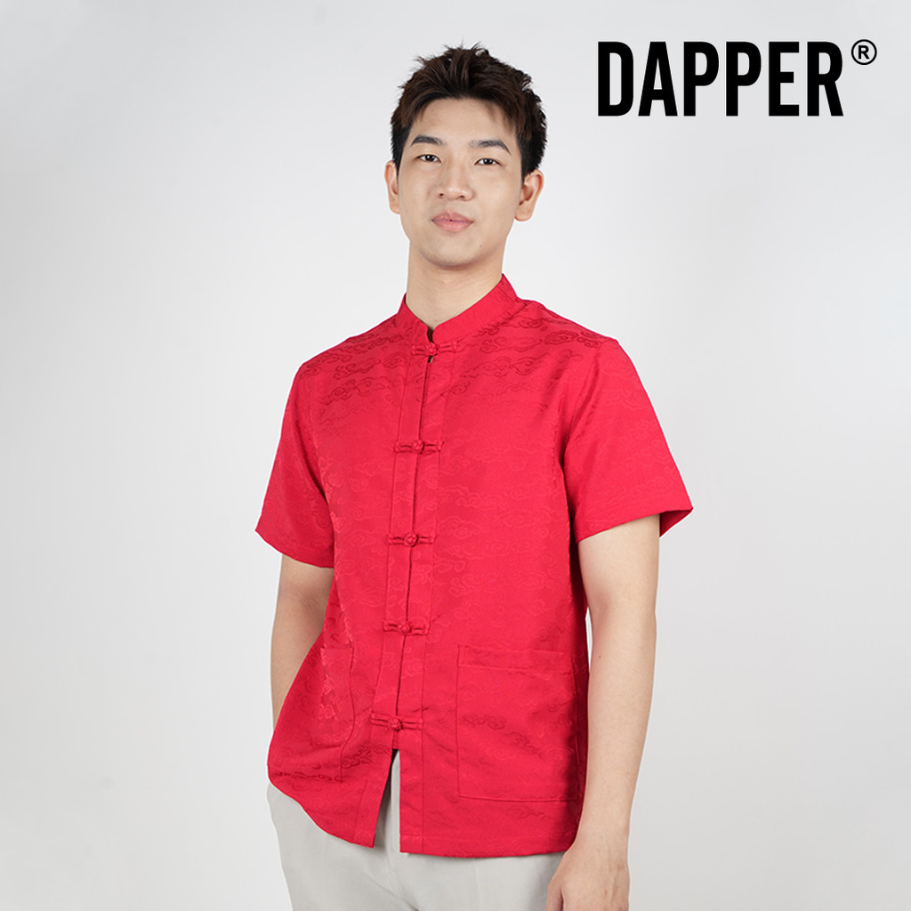 DP | CNY Red Clouds Samfu - 5106PT [Size Available S-2XL] | Shopee Malaysia