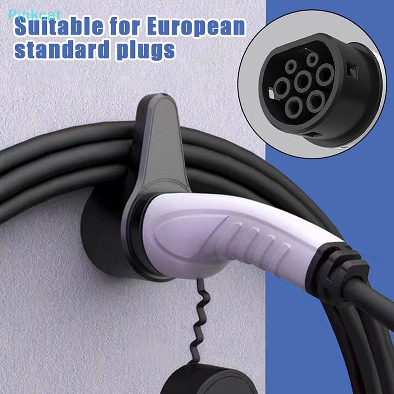 Pinkcat EV Charger Plug Holder Type2 Type1 GBT Holster Electric Vehicle ...