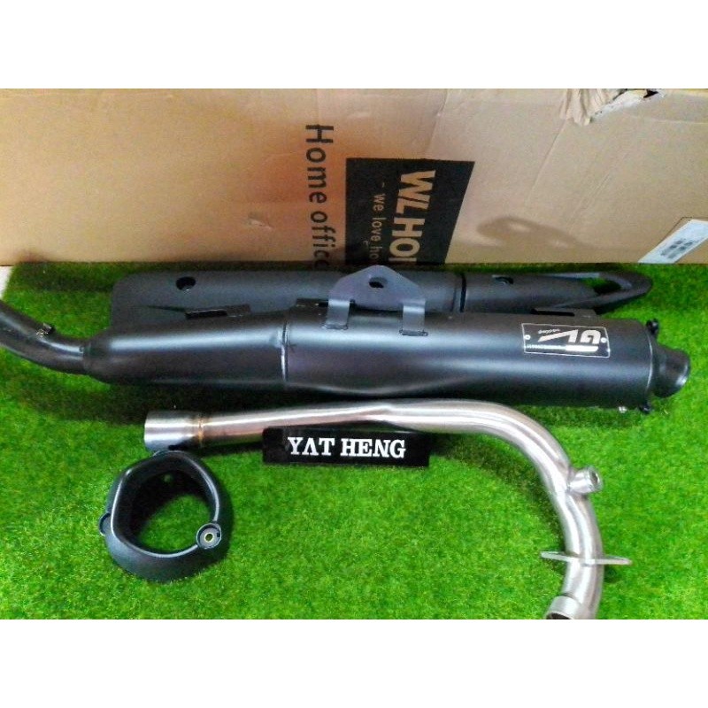 EXHAUST PIPE POWER FLOW (GL) Y15 (35mm) | Shopee Malaysia