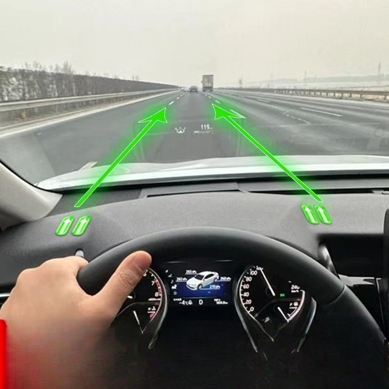 Luminous Safety Point Sticker Novice Driver Driving Auxiliary Logo Car ...