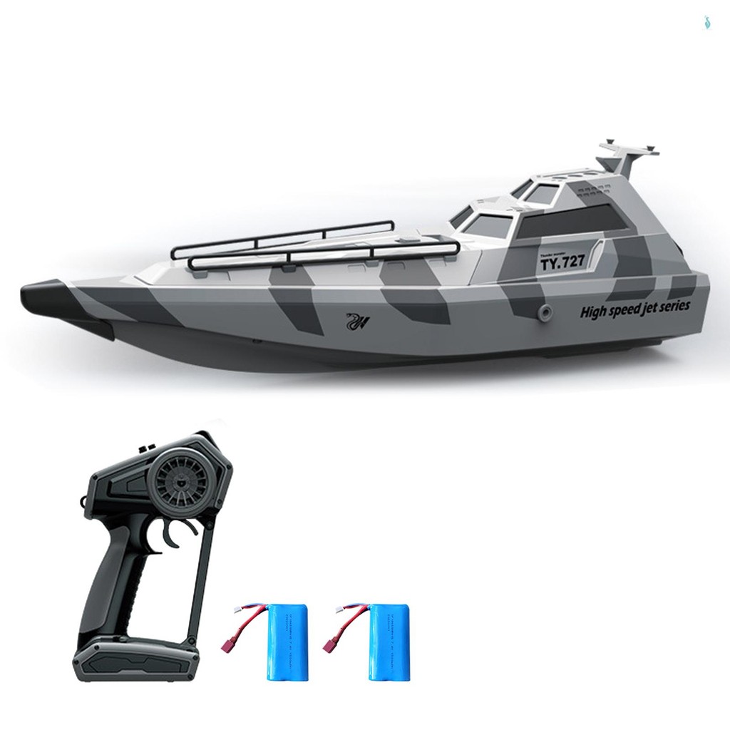 Remote Control Boat 2.4GHz High Speed 30km/h Turbojet Speedboat Remote ...