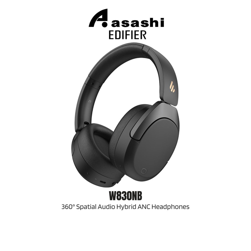 Edifier W830NB 360° Spatial Audio Hybrid ANC Headphones | Shopee Malaysia