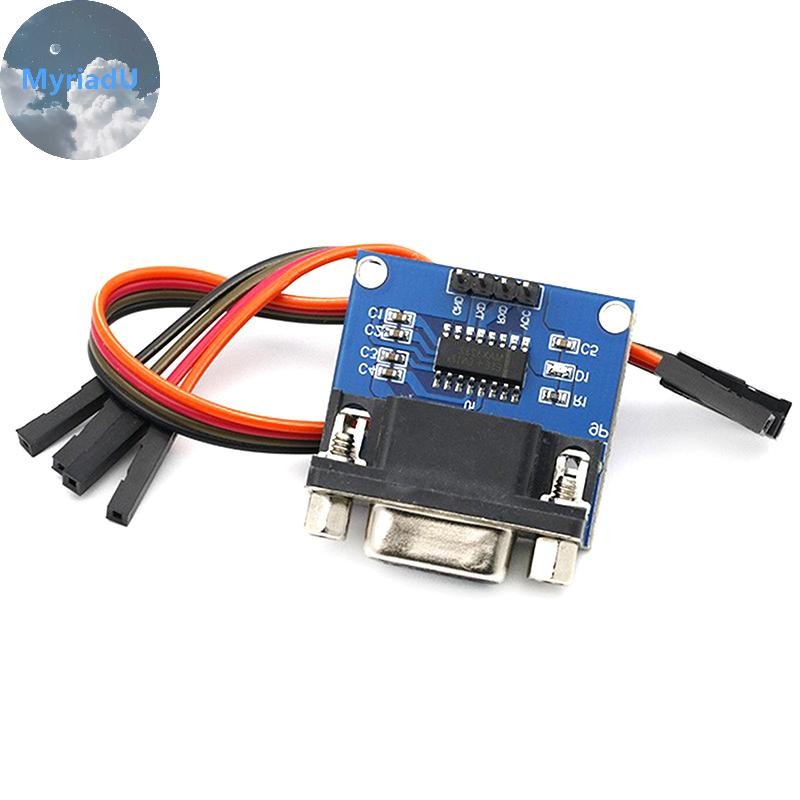 MyriadU MAX3232 RS232 To TTL Serial Port Converter Module Female DB9 ...