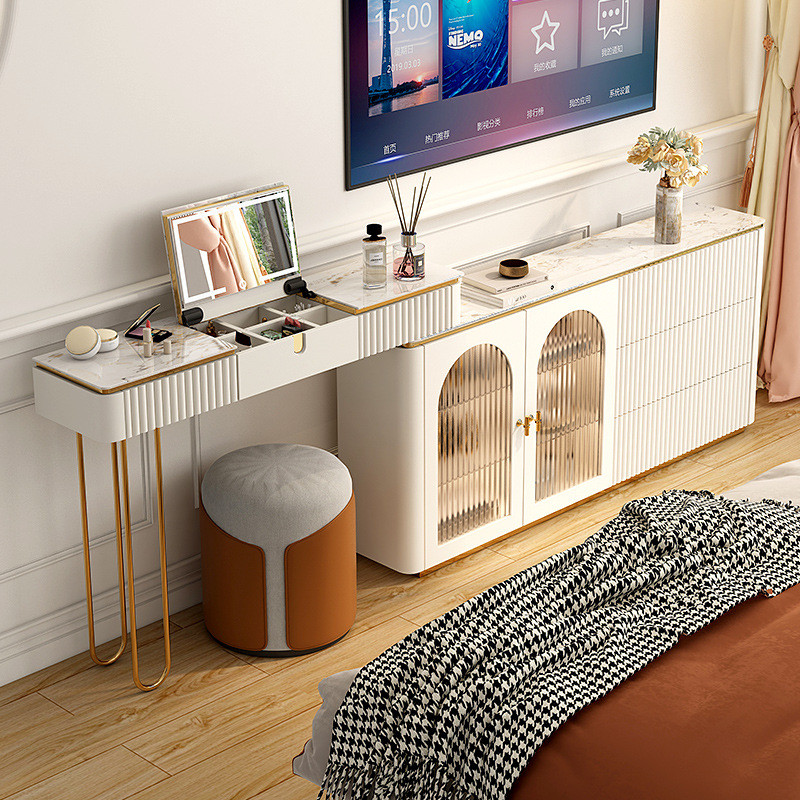 JY-8/Light Luxury Dresser Chest of Drawers Integrated Modern Simple TV Cabinet Bedroom Bay ...