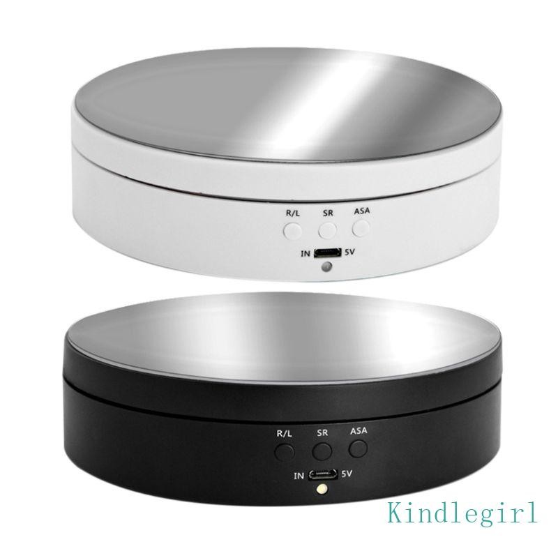 KING 3 Speeds Electric Rotating Display Stand Mirror Turntable Jewelry ...